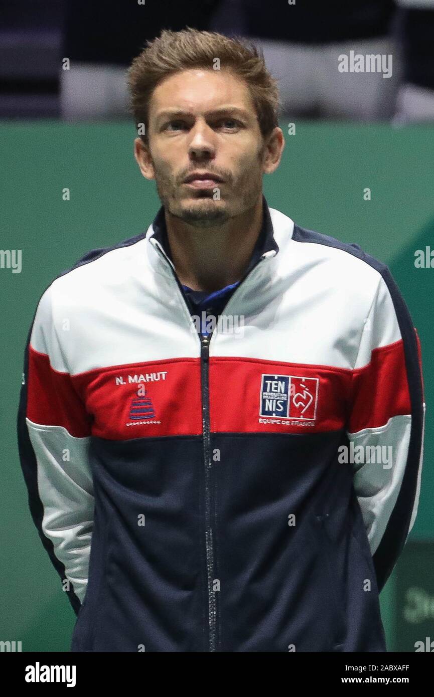 Nicolas Mahut of France during the Davis Cup 2019, Tennis Madrid Finals ...