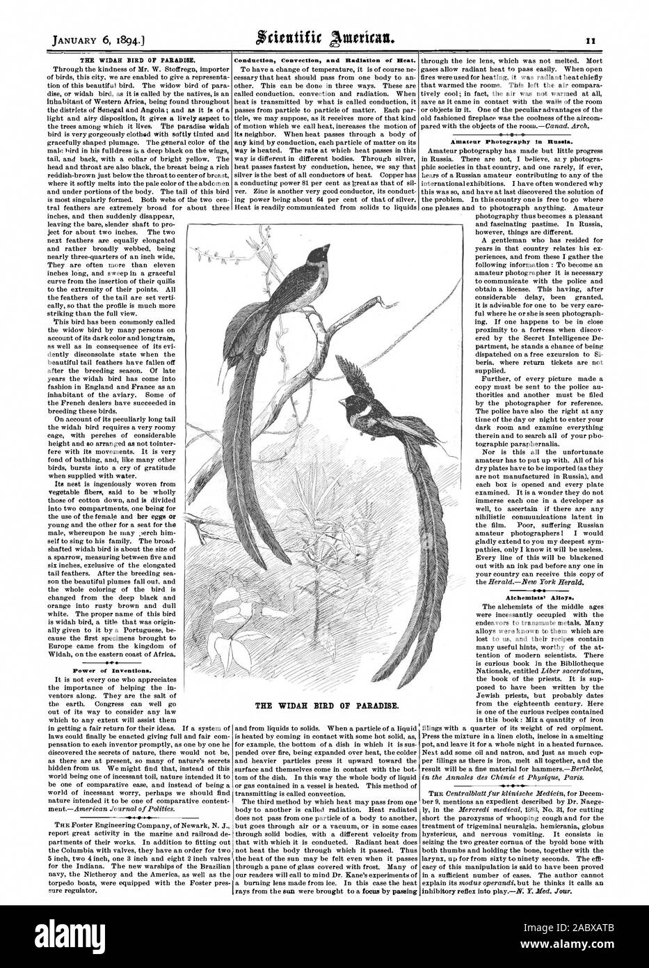 Conduction Convection and Radiation of Heat. Power of Inventions ...