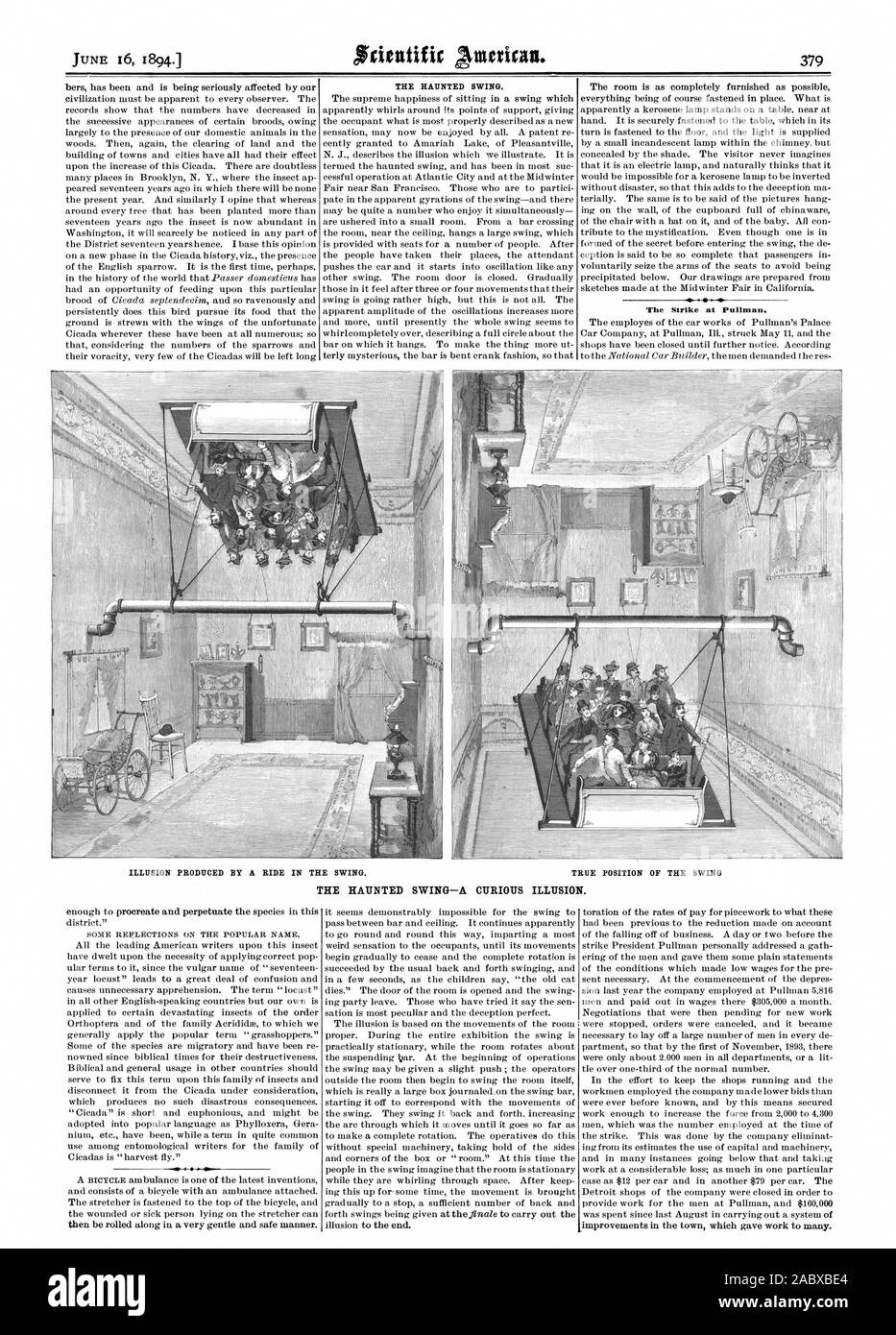 Haunted swing Cut Out Stock Images & Pictures - Alamy