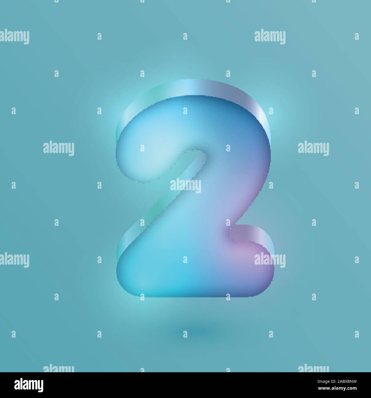 3D realistic neon character, vector Stock Vector Image & Art - Alamy