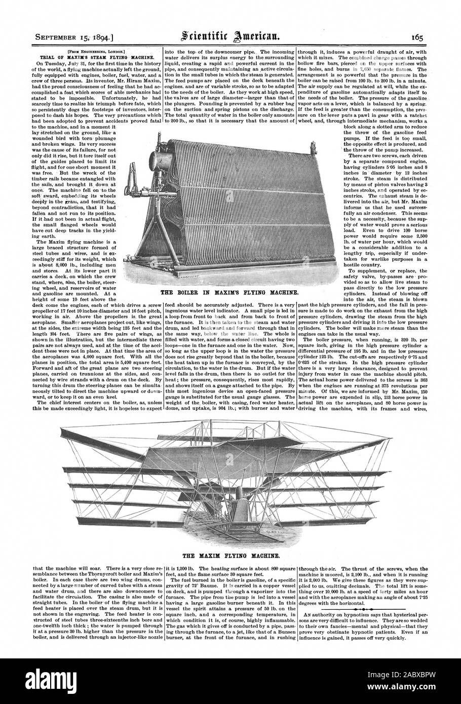 Maxims steak flying machine hi-res stock photography and images - Alamy