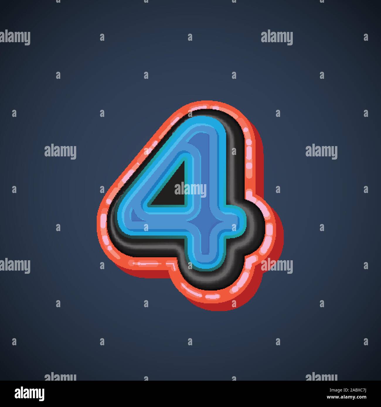 Comic font character, vector Stock Vector Image & Art - Alamy