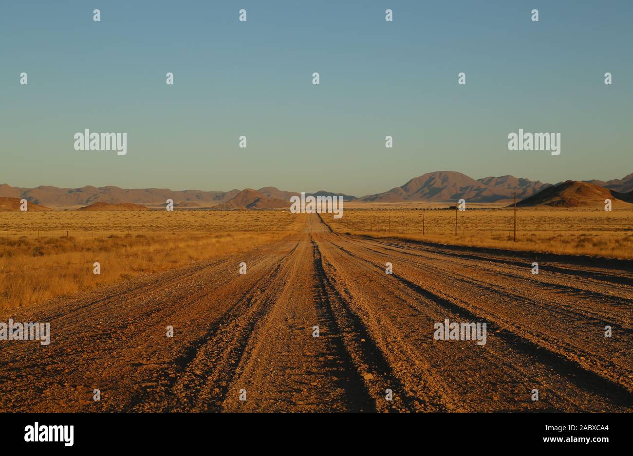 Sunset on the Namibia Desert Stock Photo - Alamy