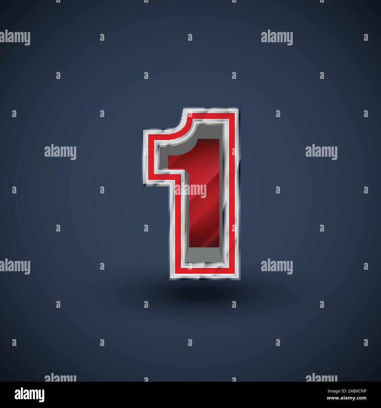 Bold number 1 Stock Vector Images - Alamy
