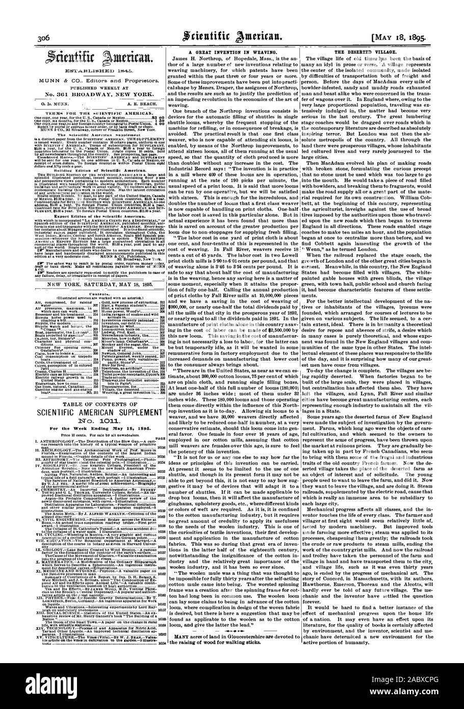 18 may 1895 hi-res stock photography and images - Alamy