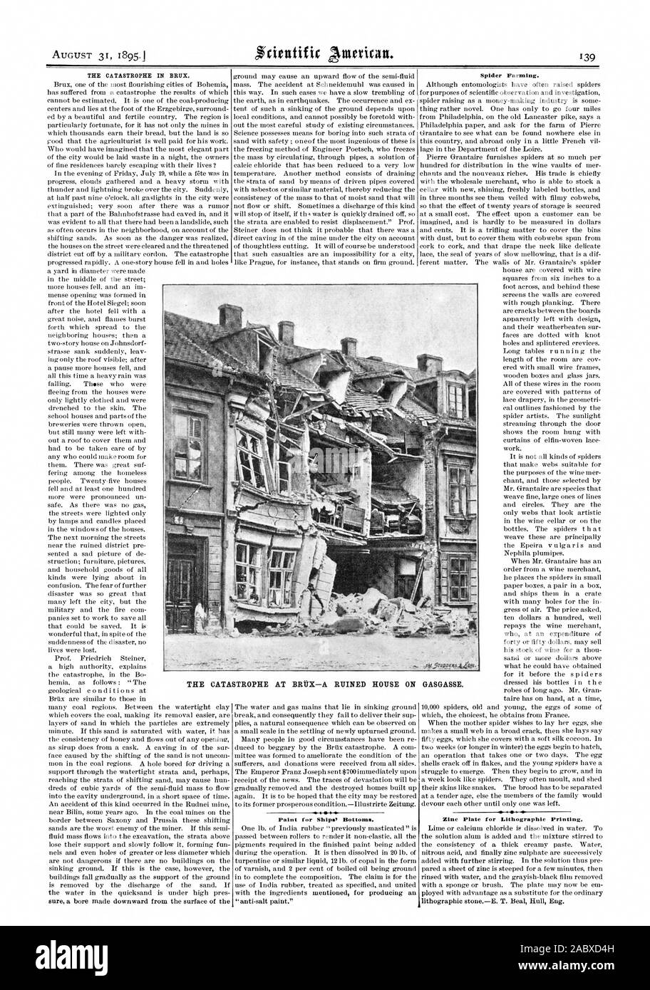 Zinc lithographic plate Cut Out Stock Images & Pictures - Alamy