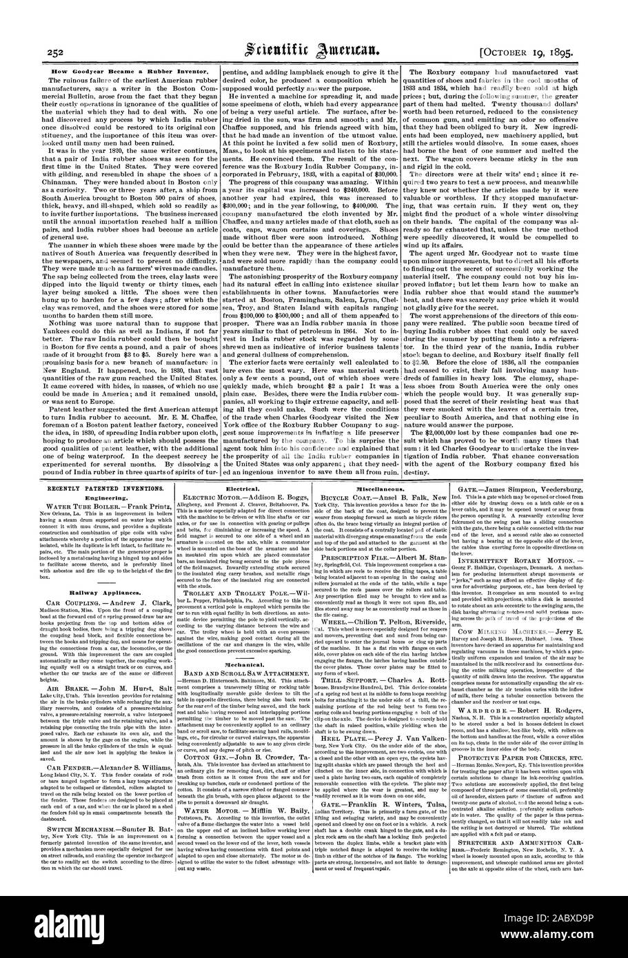 American inventor goodyear hi-res stock photography and images - Alamy