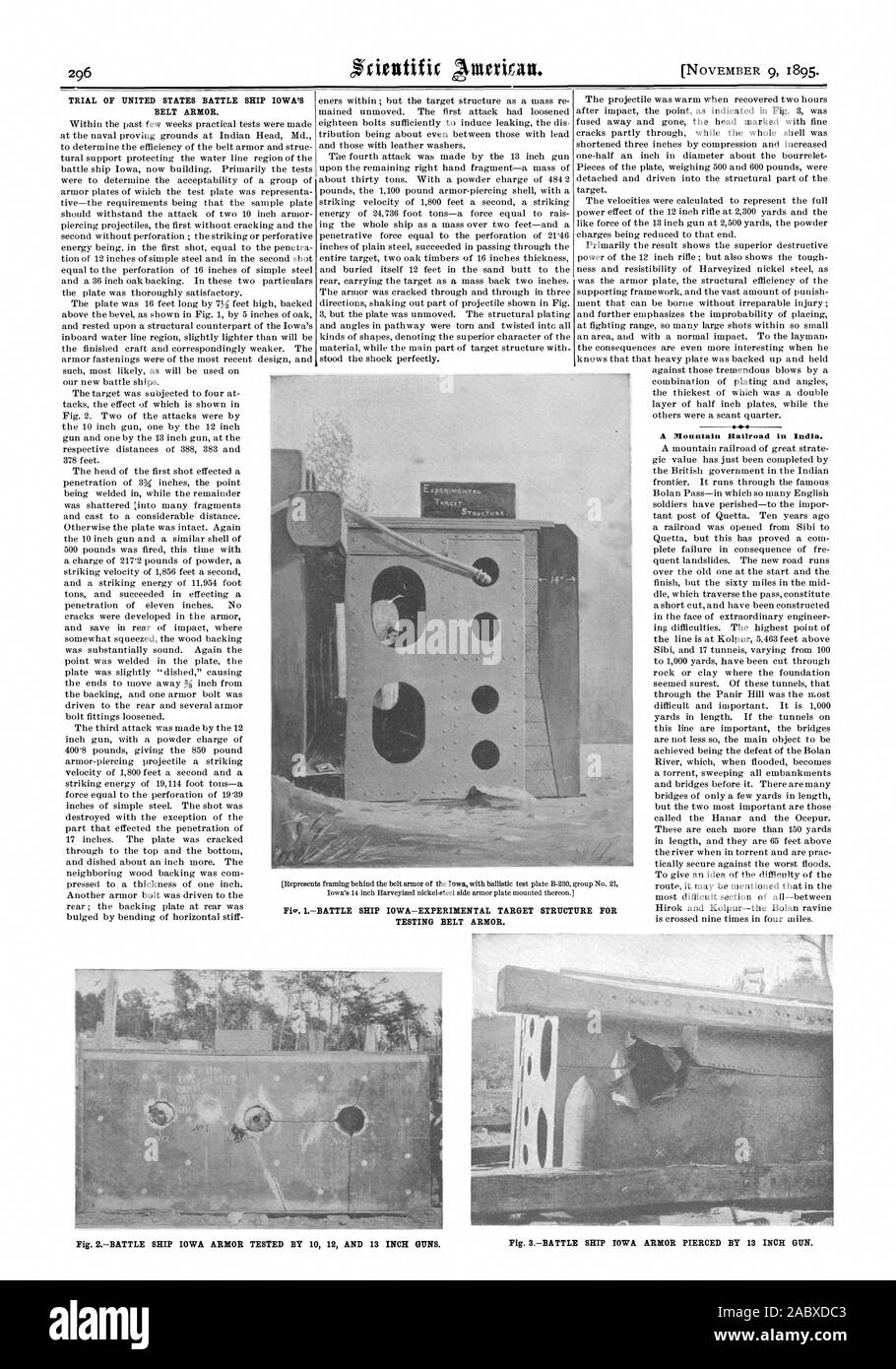 United states battle ship iowas belt armor hi-res stock photography and ...