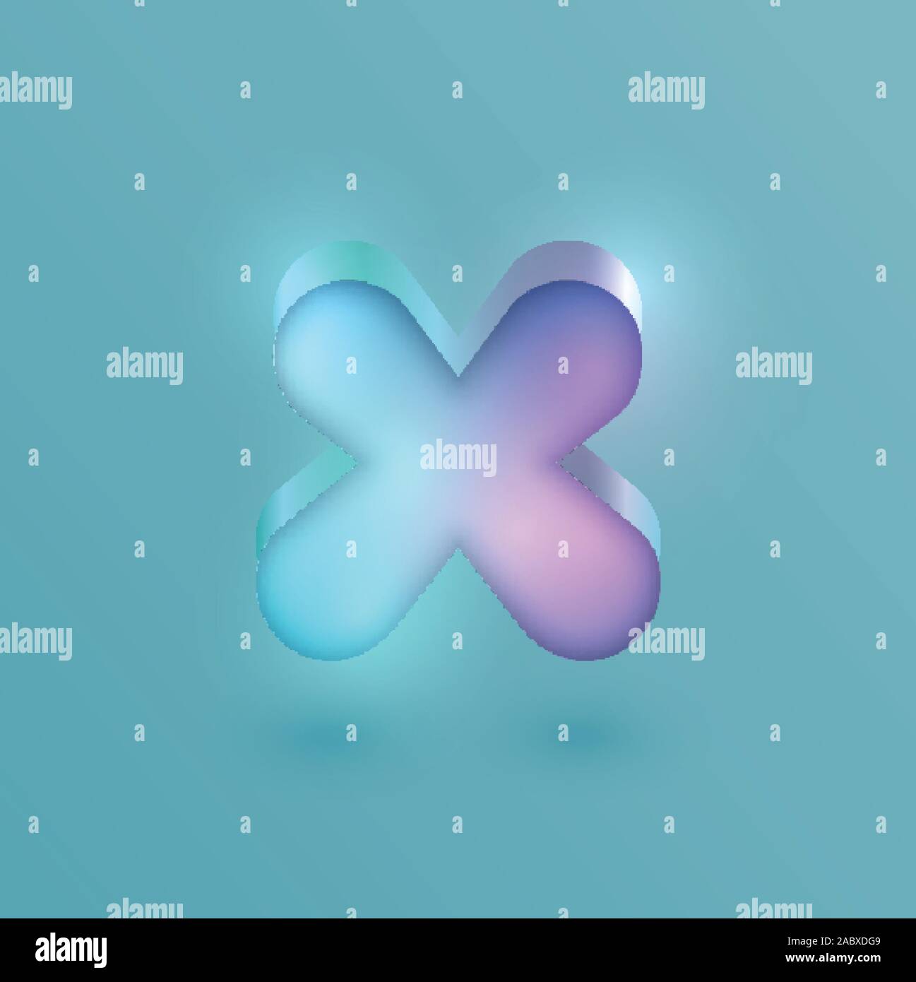 Glowing x character hi-res stock photography and images - Alamy