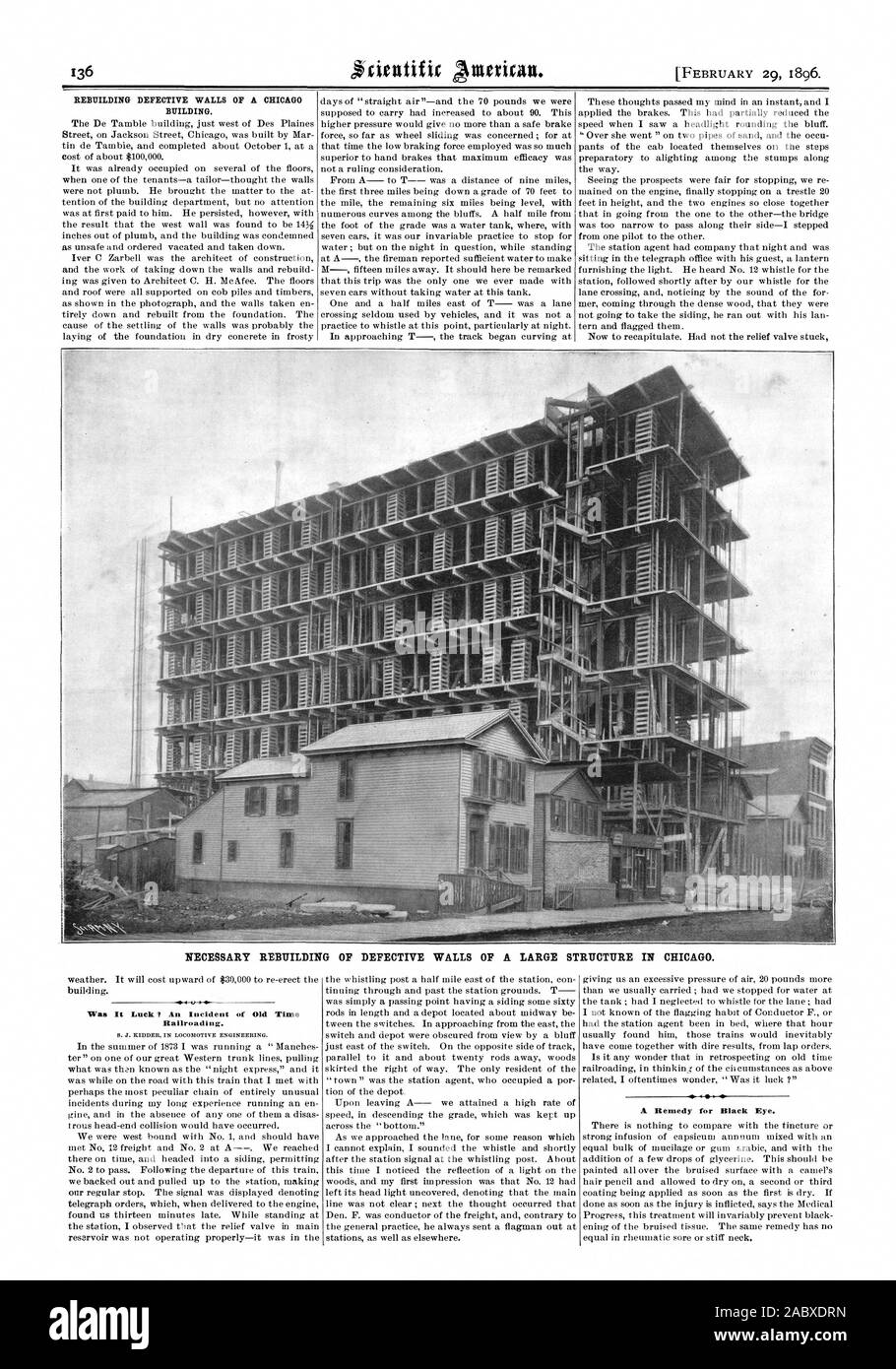Chicago rebuilding Cut Out Stock Images & Pictures - Alamy