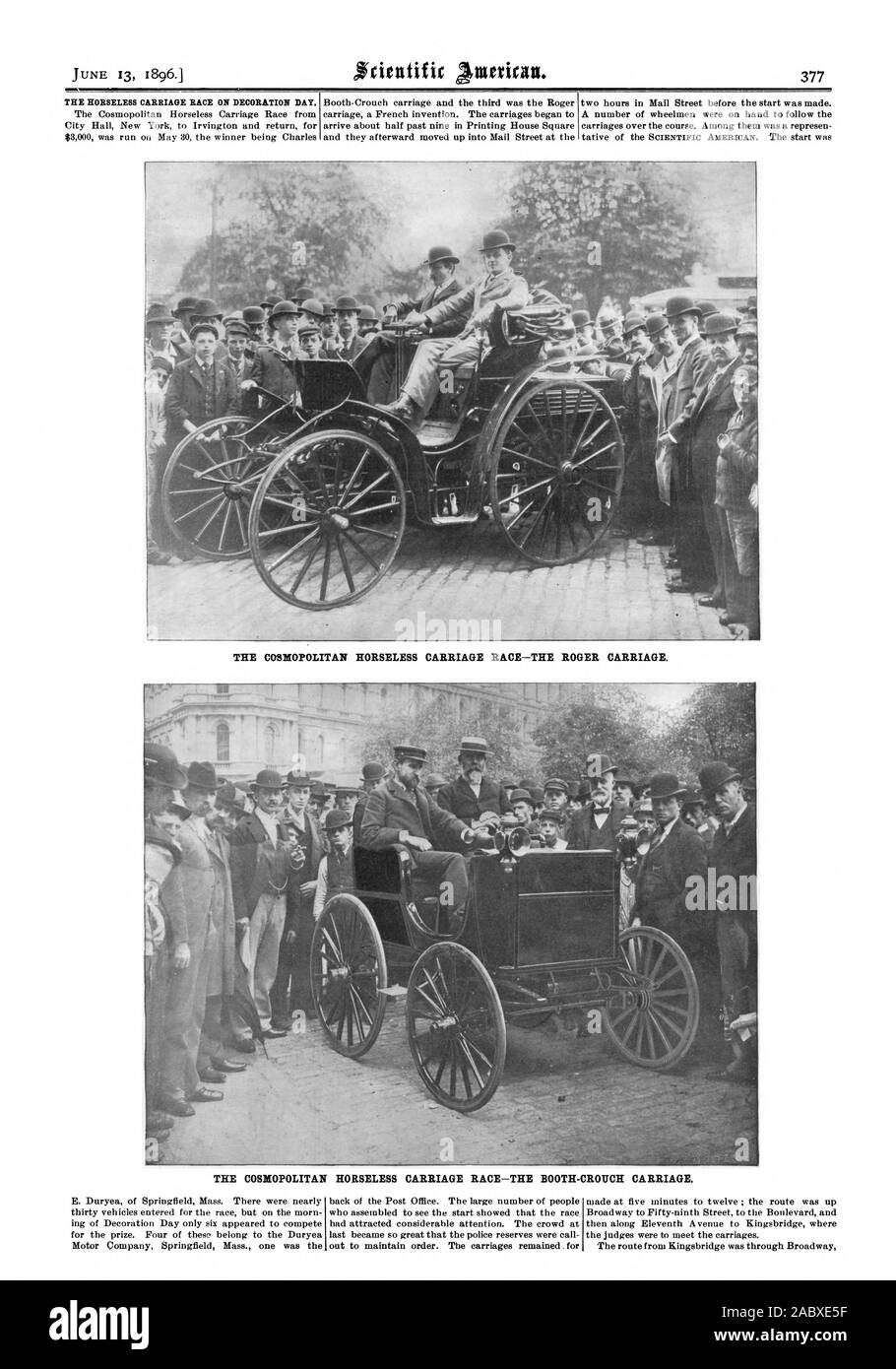 THE HORSELESS CARRIAGE RACE ON DECORATION DAY. THE COSMOPOLITAN ...