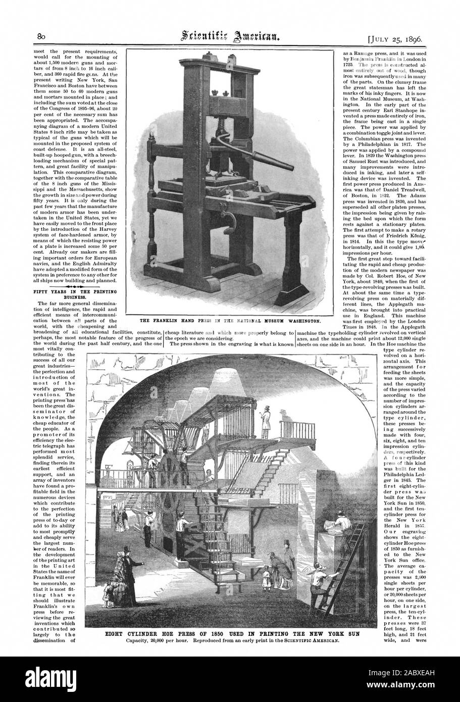 Hoe printing press hi-res stock photography and images - Alamy