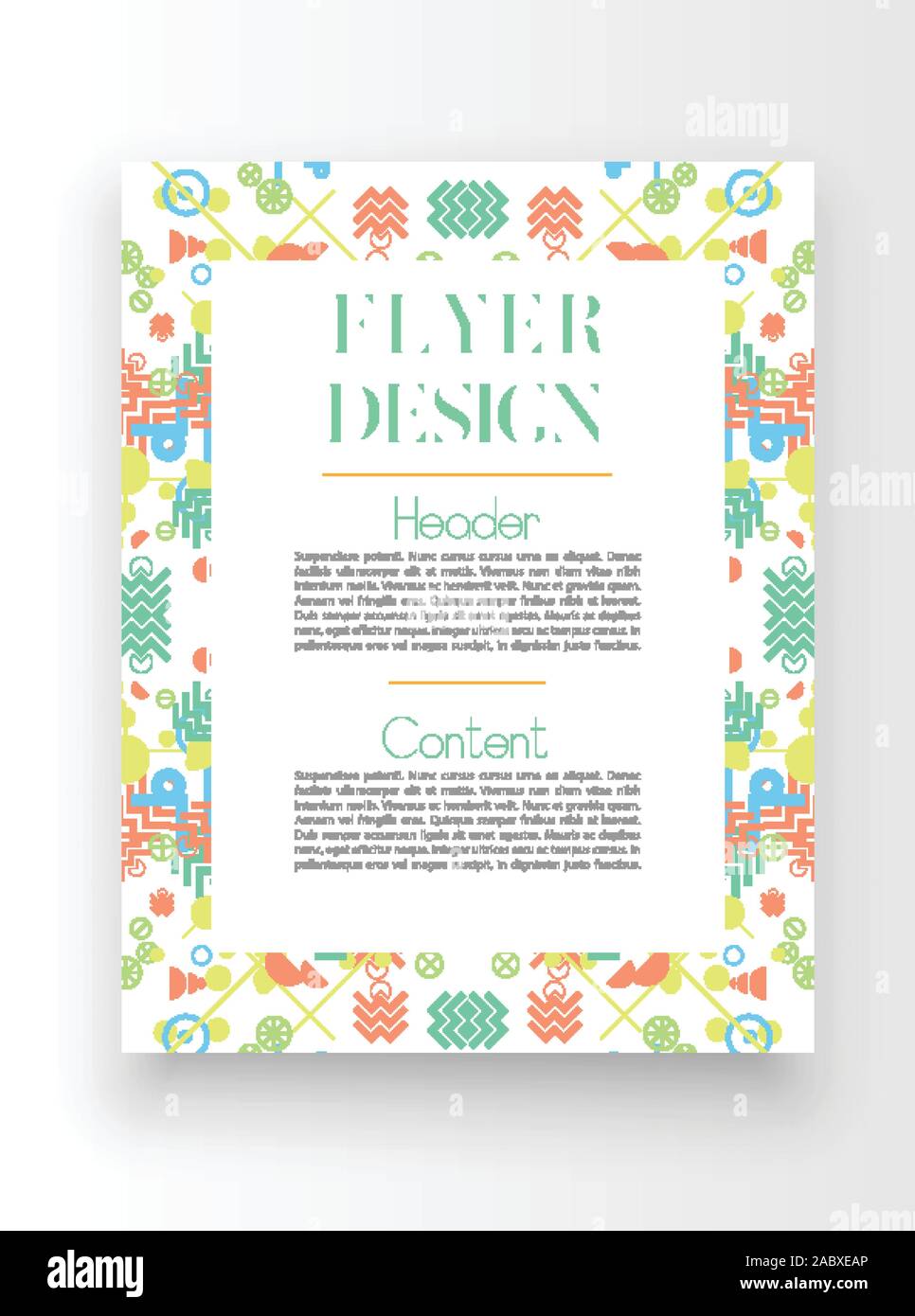 Colorful template/poster design, vector Stock Vector Image & Art - Alamy