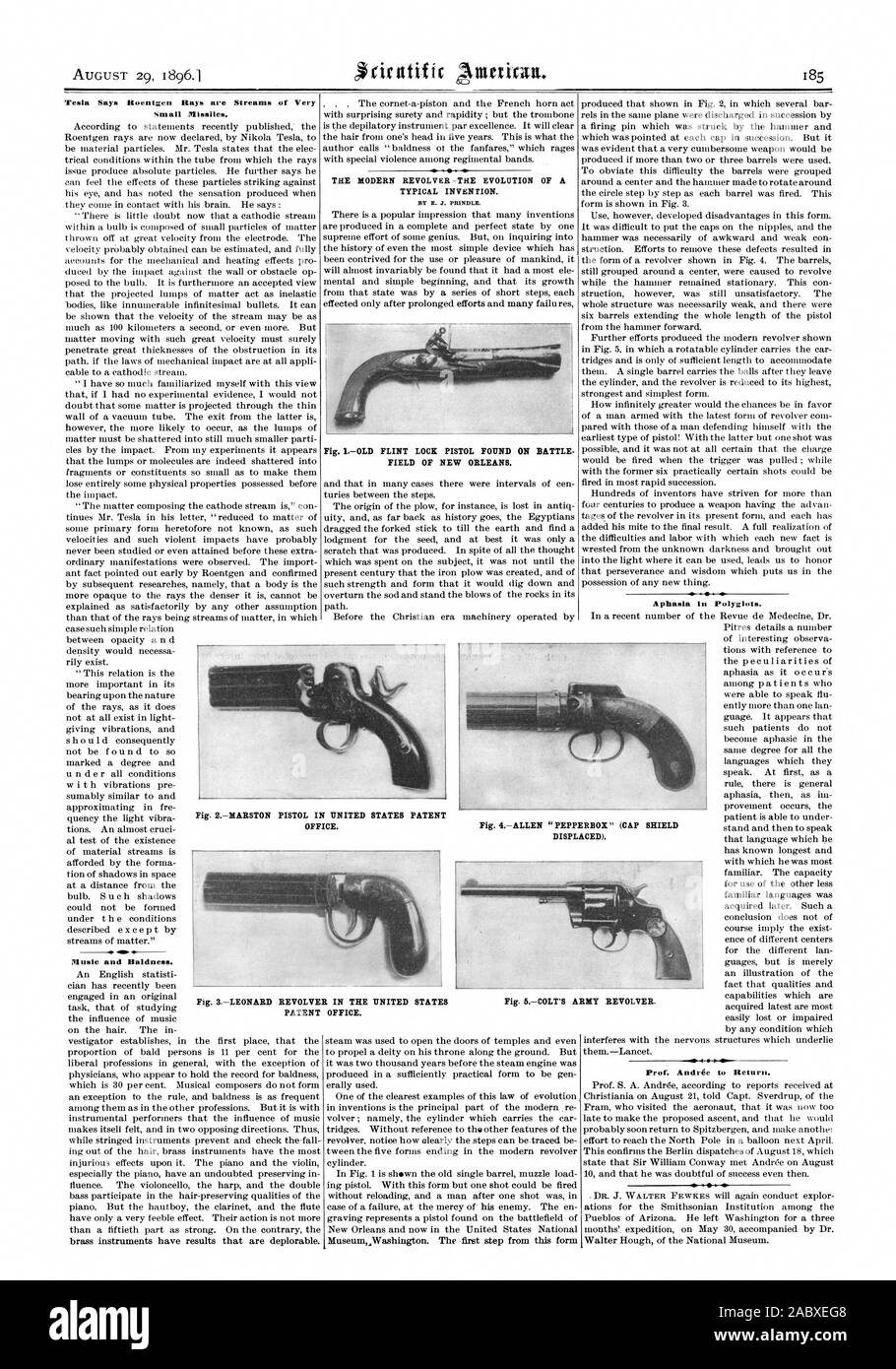 Modern revolver evolution Black and White Stock Photos & Images - Alamy