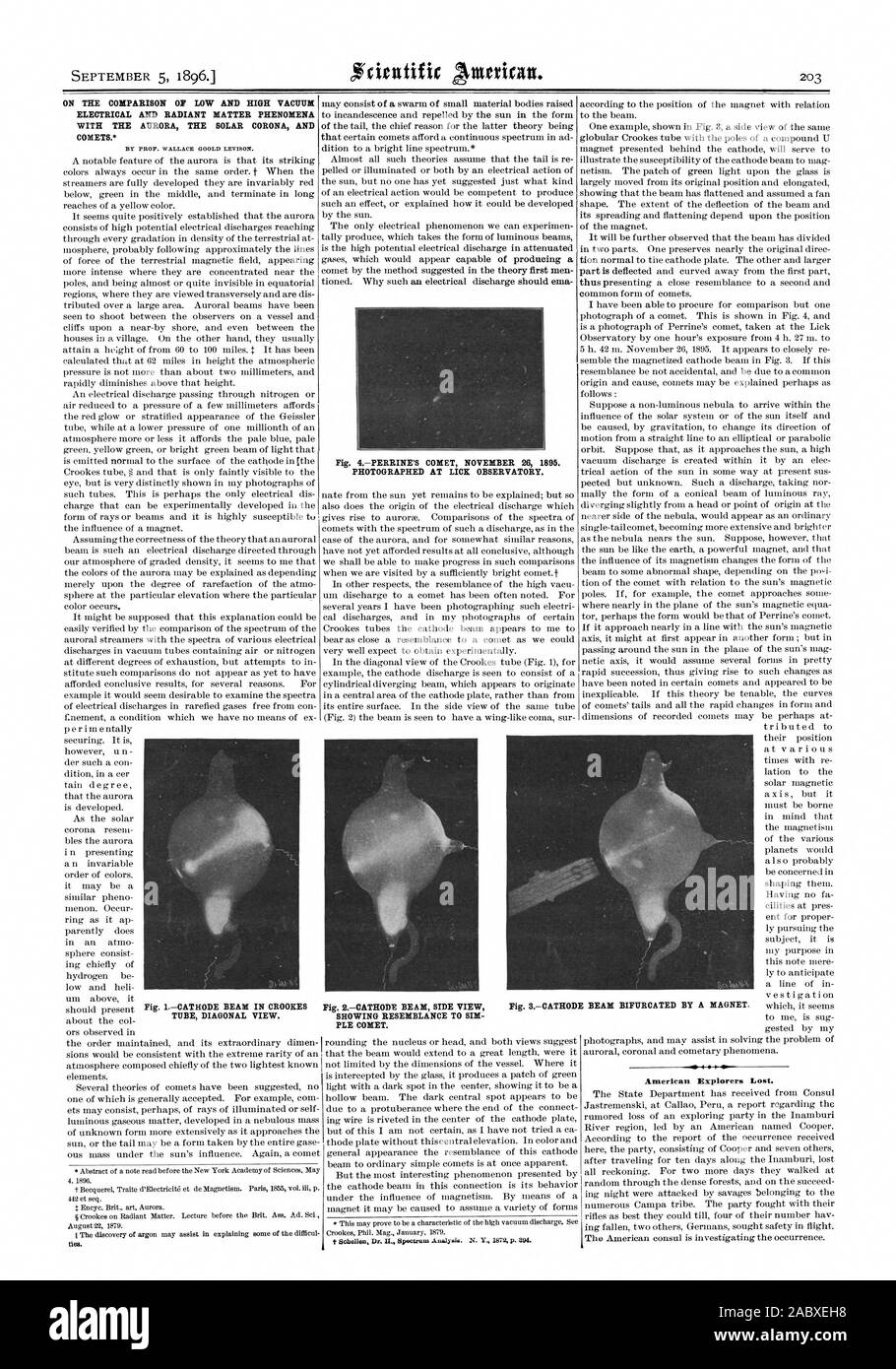 2cathode beam side view ple comet hi-res stock photography and images ...