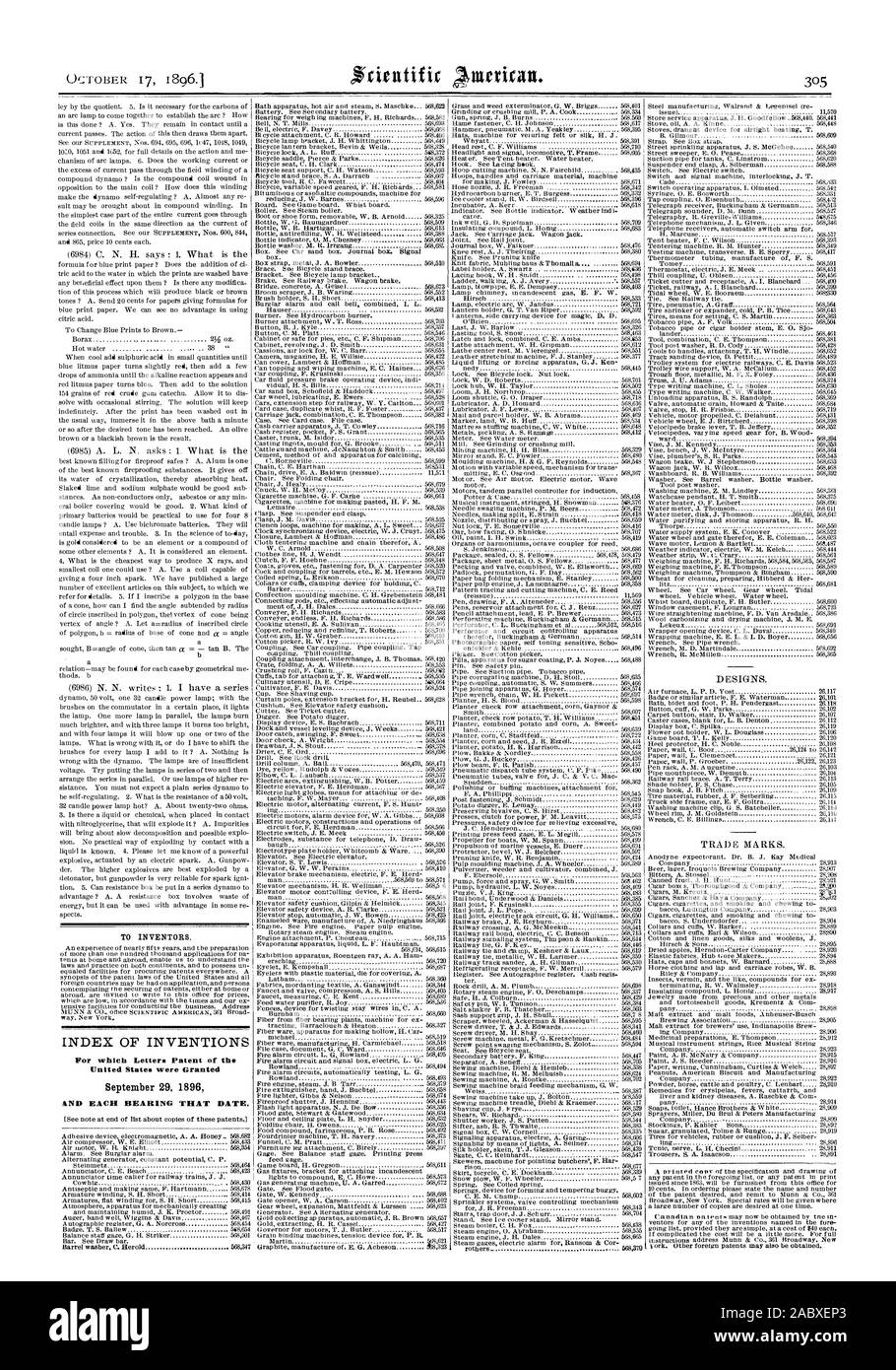 Inventors index hi-res stock photography and images - Alamy