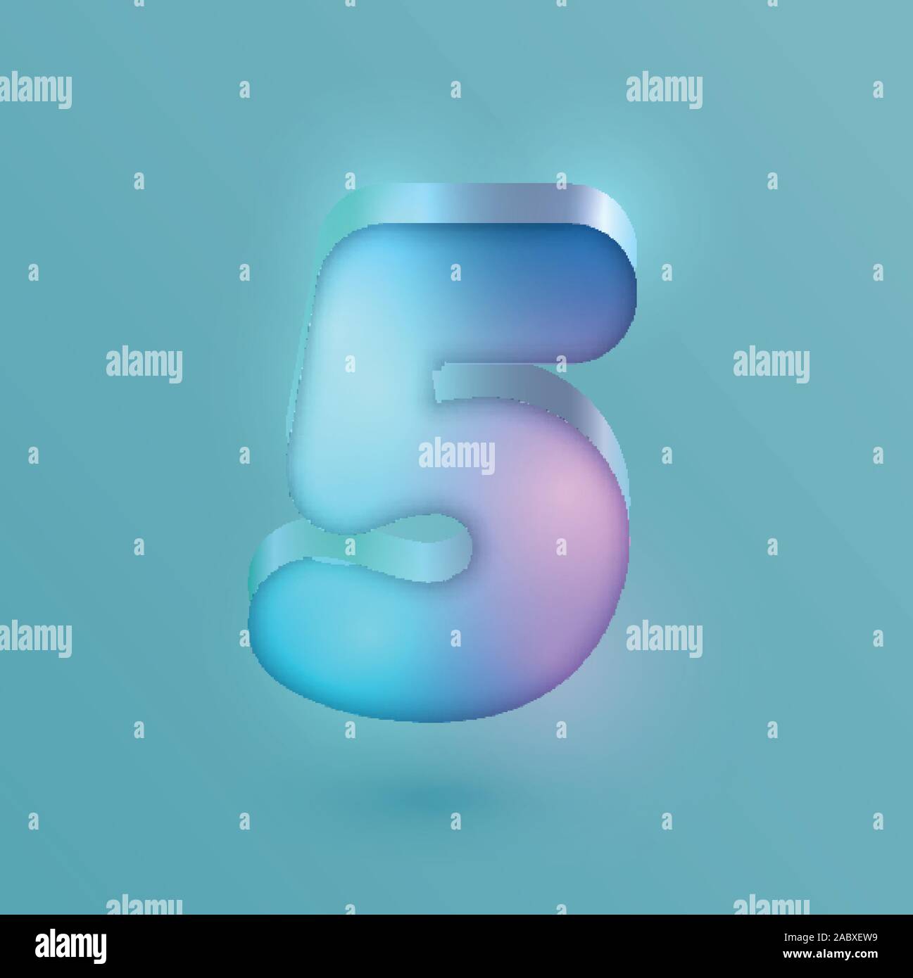 3D realistic neon character, vector Stock Vector Image & Art - Alamy