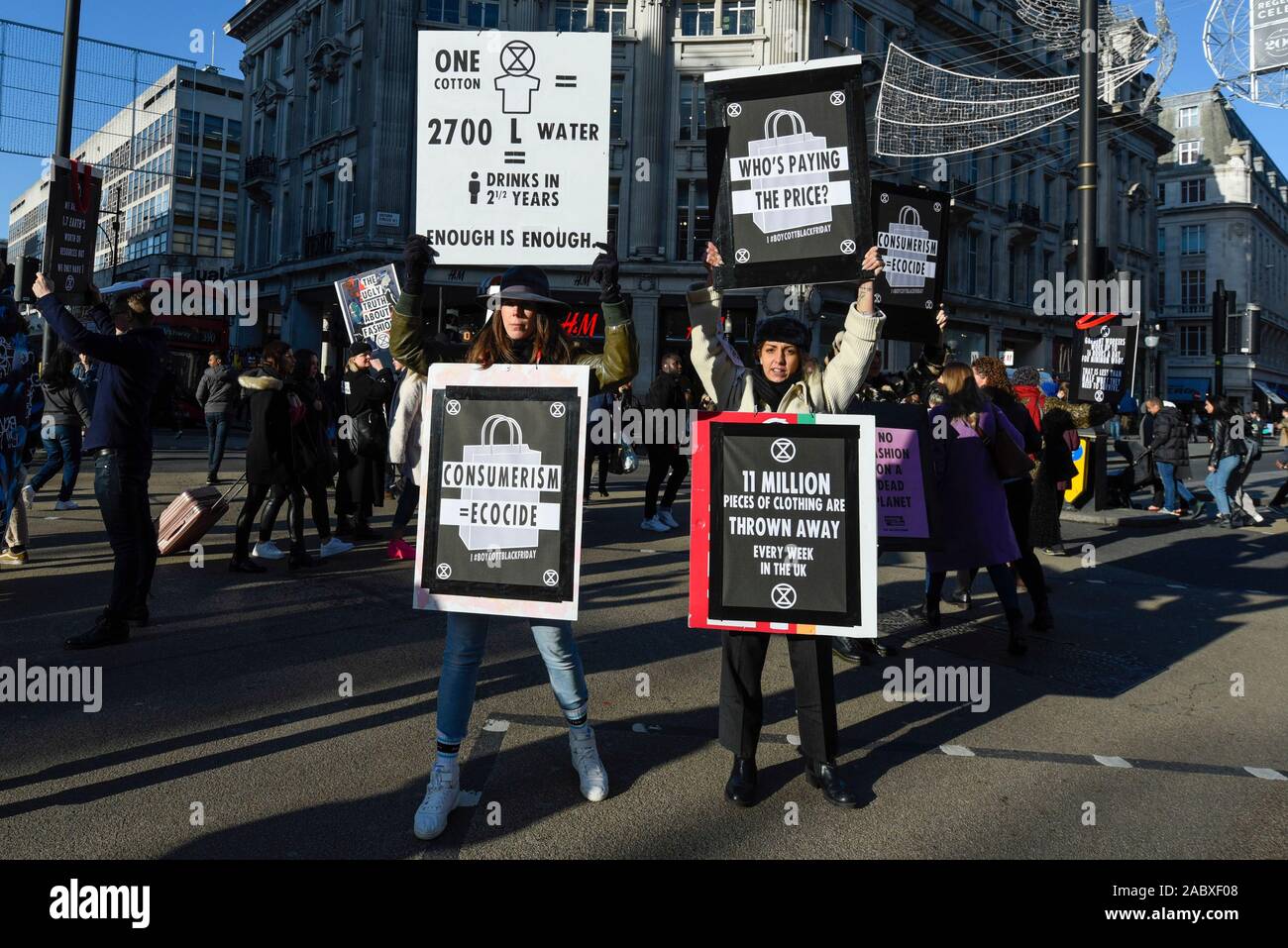 Fast fashion protest hi-res stock photography and images - Alamy