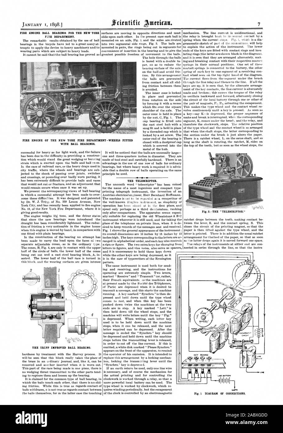 Telescriptor Cut Out Stock Images & Pictures - Alamy