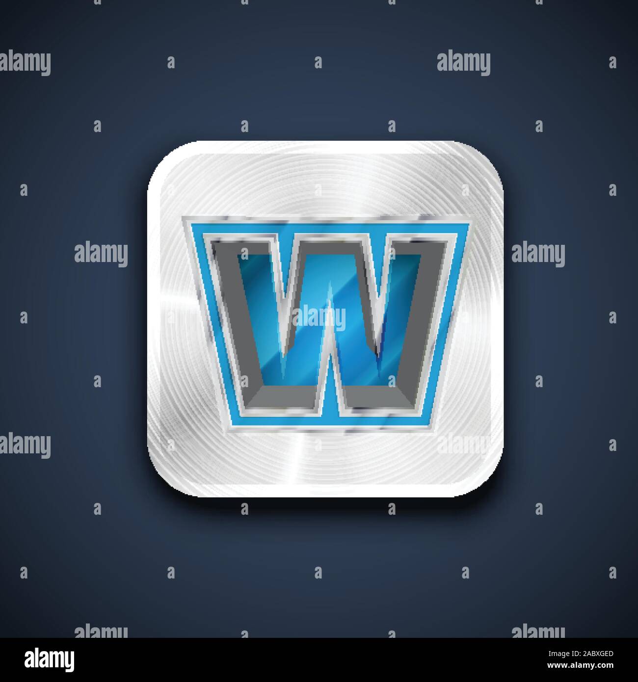 Metallic character design Stock Vector Images - Alamy