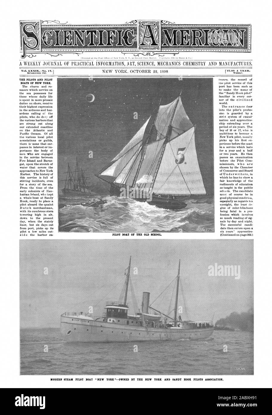 Modern steam pilot boat new york owned hi-res stock photography and ...