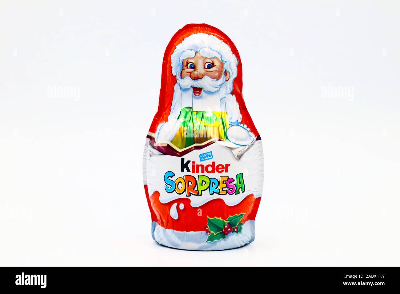 Kinder Surprise Chocolate Eggs Christmas-themed with Santa Claus ...