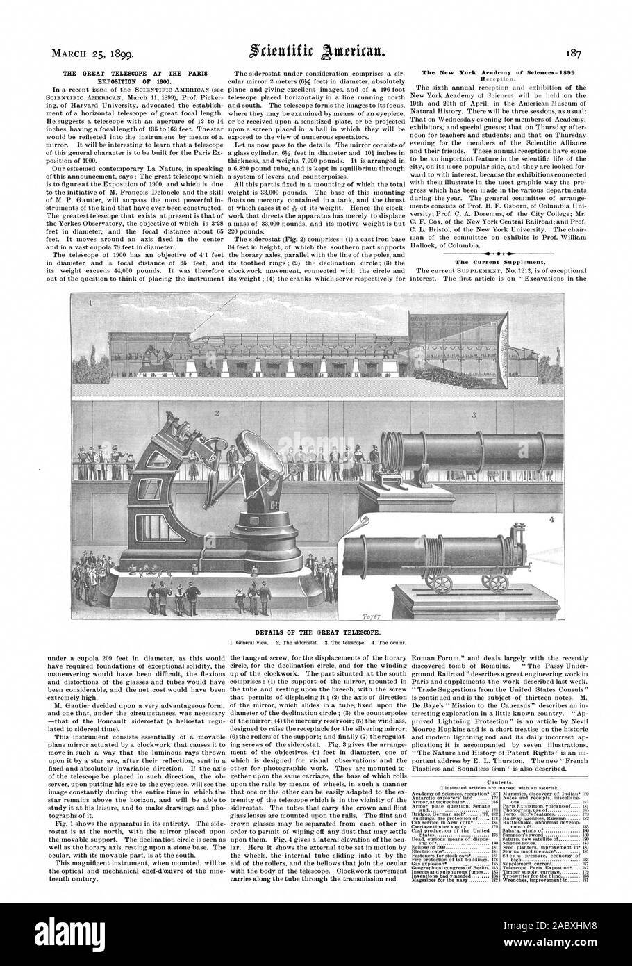 Sciences 1899 reception hi-res stock photography and images - Alamy