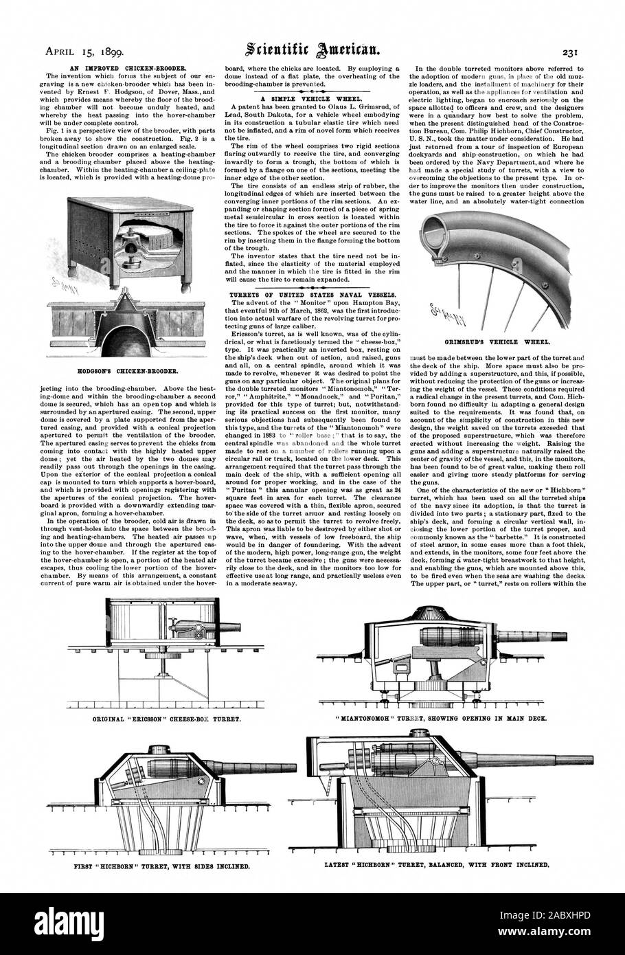 AN IMPROVED CHICKEN-BROODER. HODGSON'S CHICKEN-BROODER. A SIMPLE ...