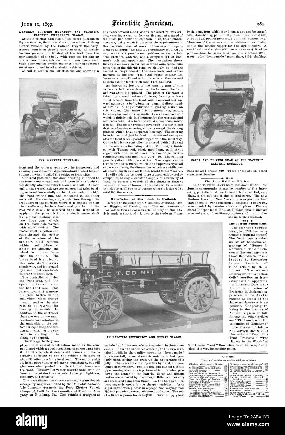 Waverly electric runabout hi-res stock photography and images - Alamy