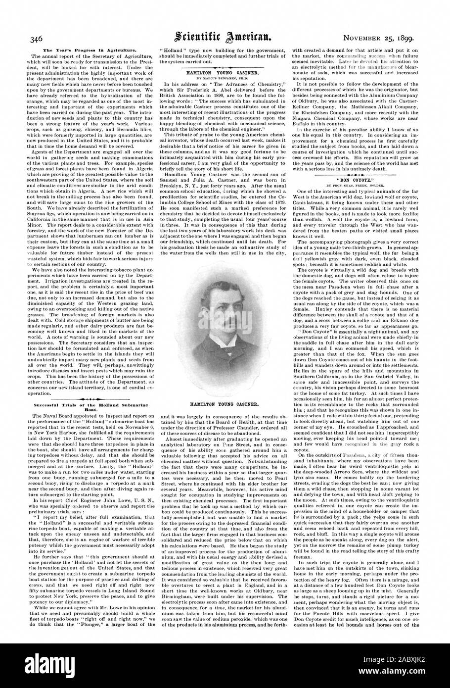 The Year's Progress in Agriculture. -.40 Successful Trials of the ...