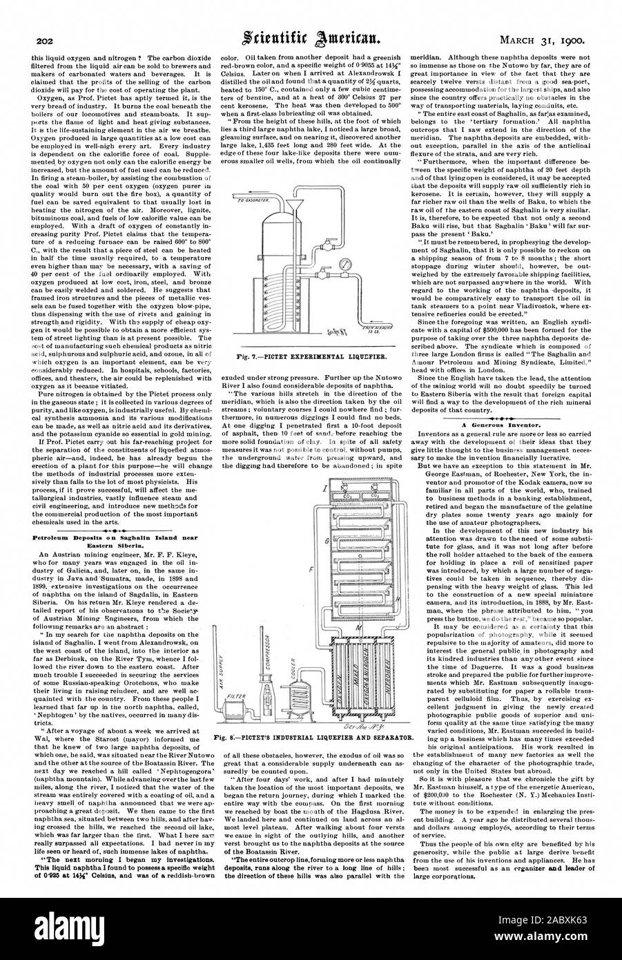 Petroleum Deposits on Saghalin Island near Eastern Siberia. A Generous ...