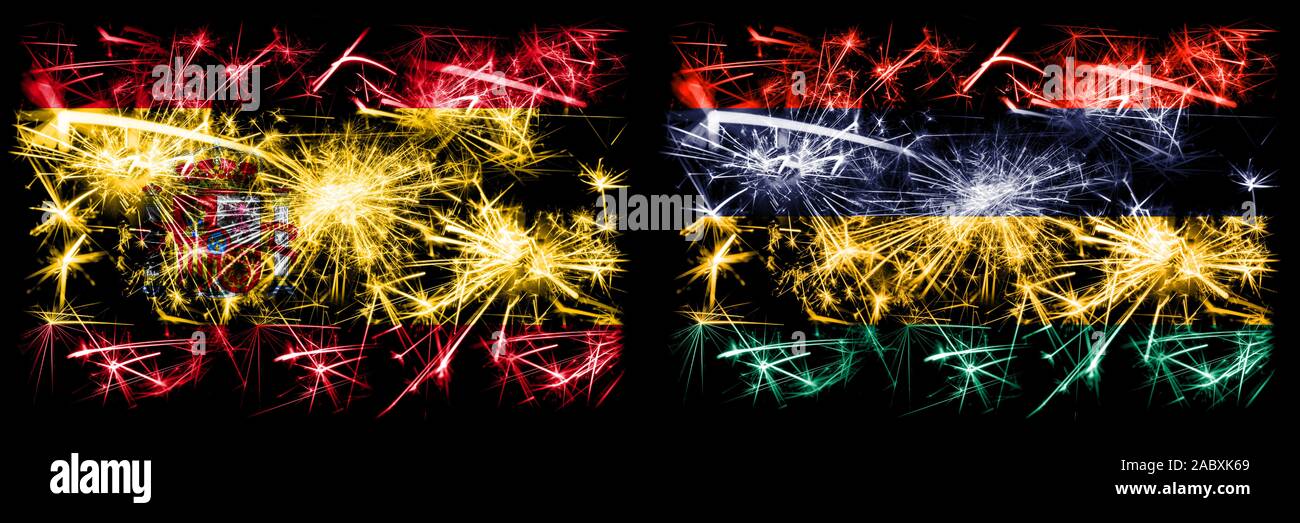 Spanish vs Mauritius, Mauritian New Year celebration sparkling ...