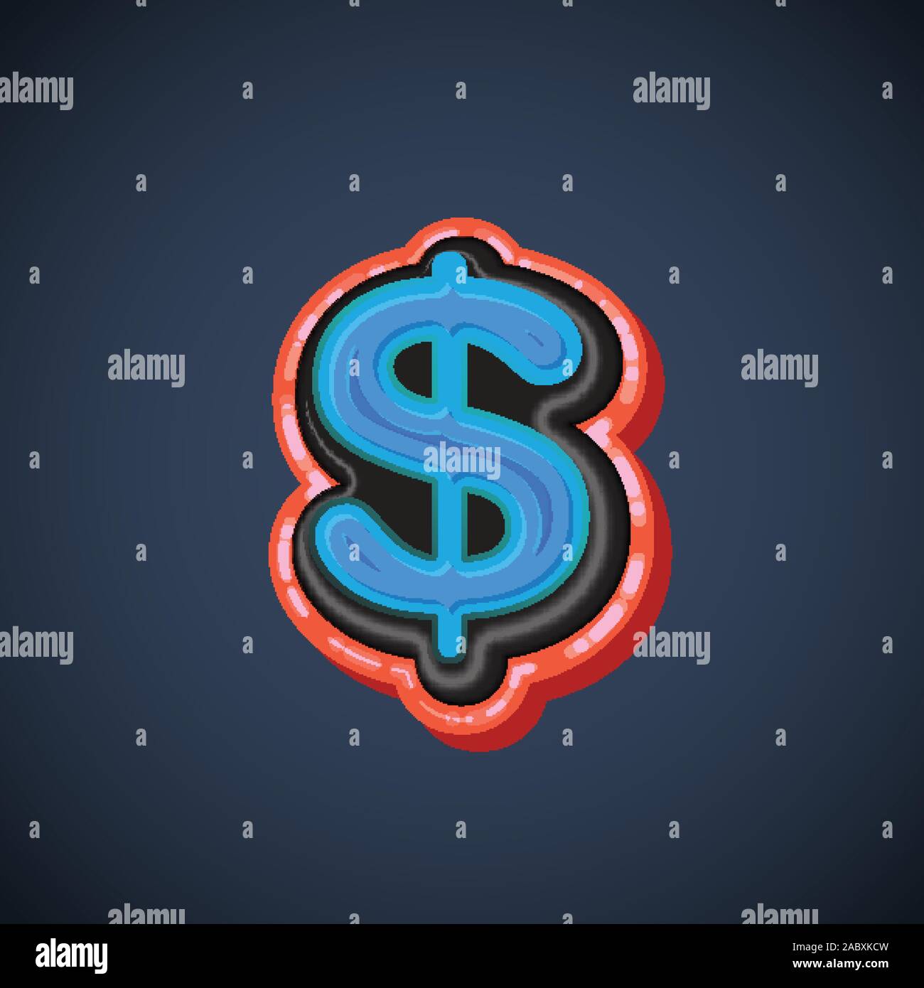 Cartoon character book dollar sign hi-res stock photography and images ...