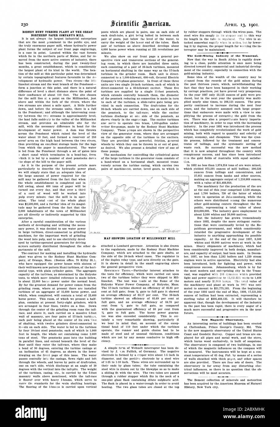 Map of millinocket hi-res stock photography and images - Alamy