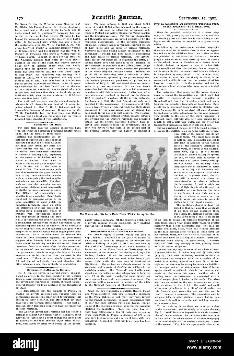 Forty horse power winton racing machine hi-res stock photography and ...