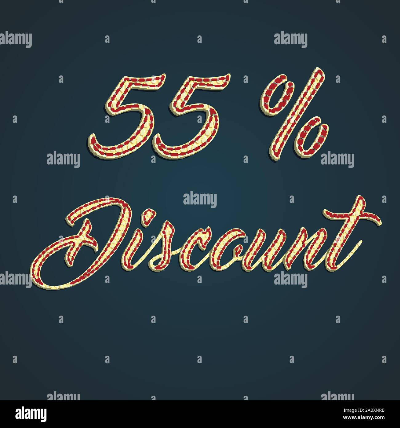 'Discount' leather sign, vector illustration Stock Vector Image & Art ...