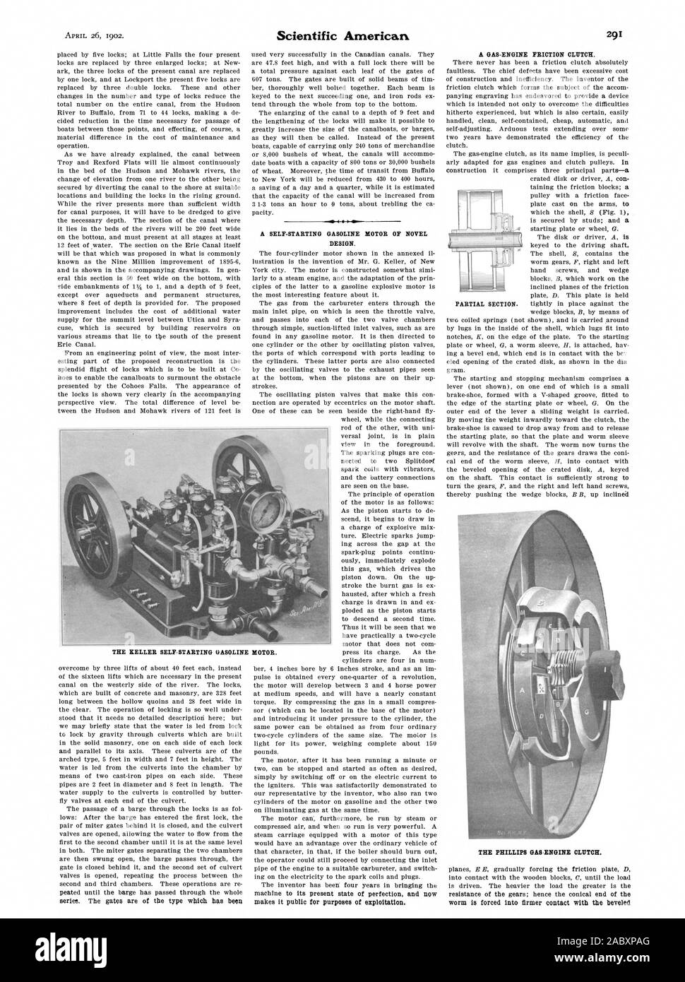 Keller self starting gasoline motor hi-res stock photography and images ...