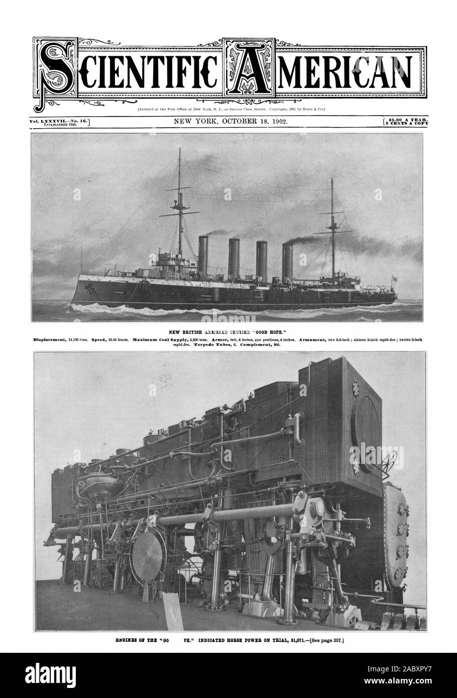 New british armored cruiser good hope hi-res stock photography and ...