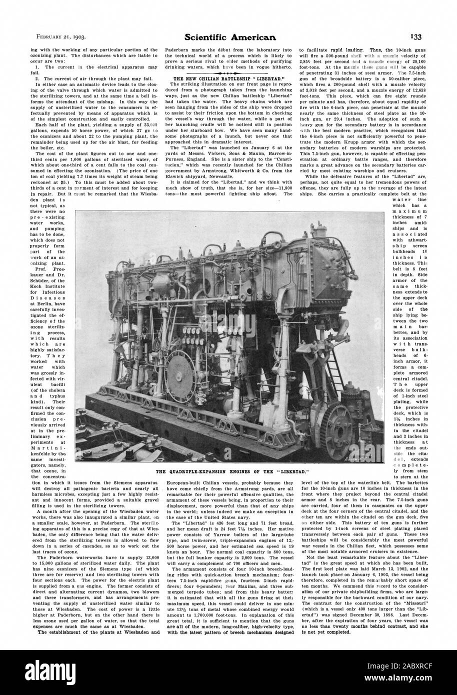 New chilian battleship libertad hi-res stock photography and images - Alamy