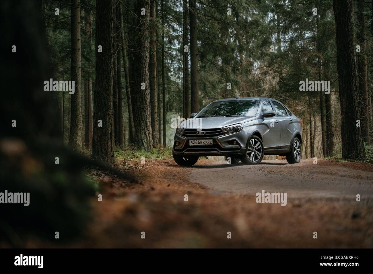 Lada vesta hi-res stock photography and images - Alamy