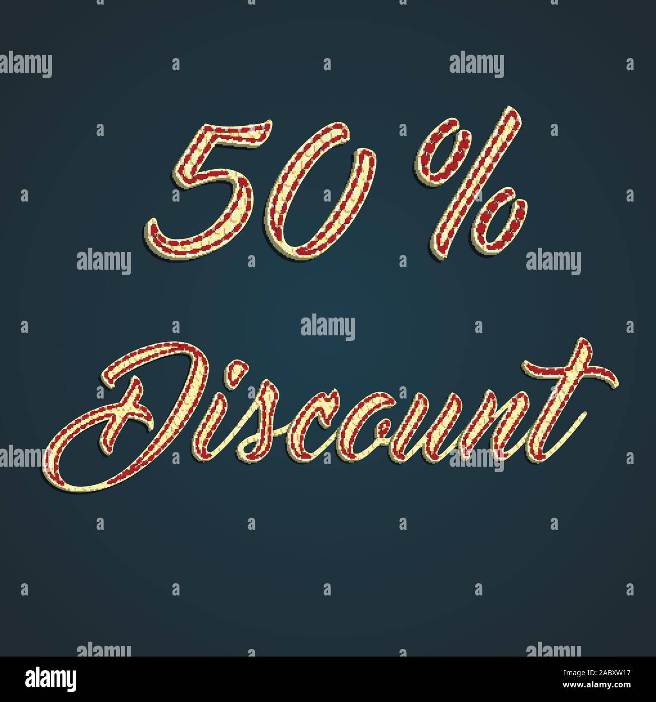 'Discount' leather sign, vector illustration Stock Vector Image & Art ...