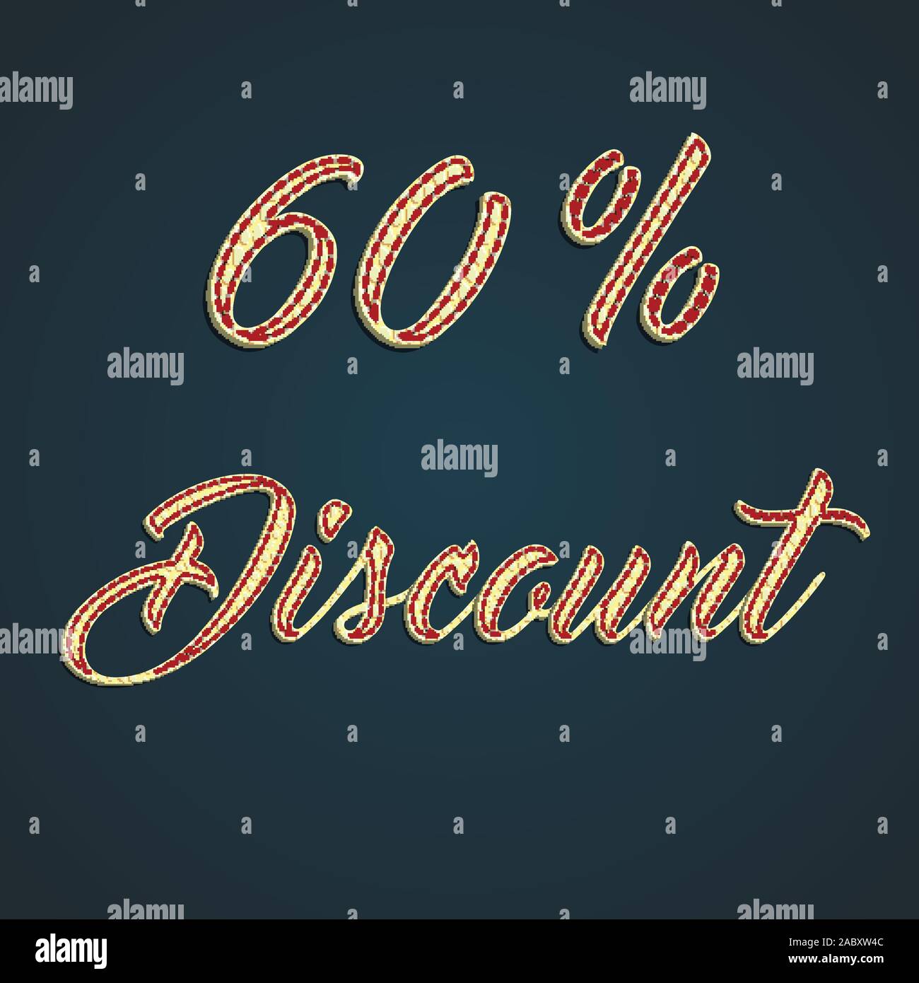 'Discount' leather sign, vector illustration Stock Vector Image & Art ...