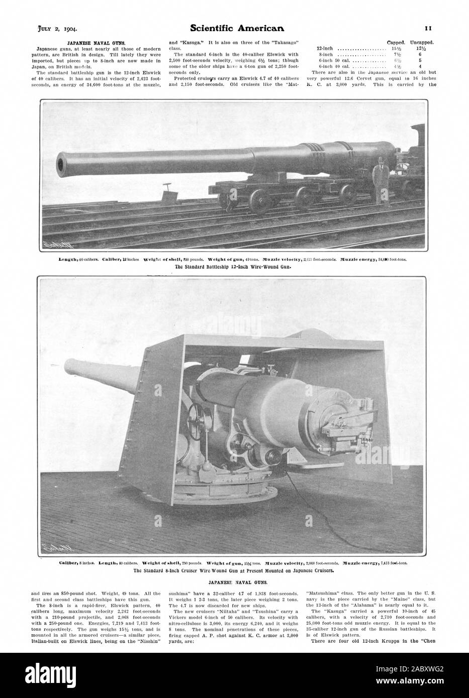 Japanese naval guns hi-res stock photography and images - Alamy