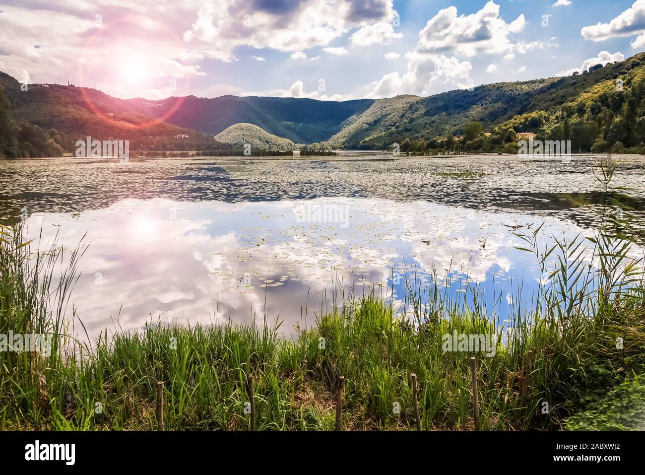 Beautiful landscape fimon lake hi-res stock photography and images - Alamy