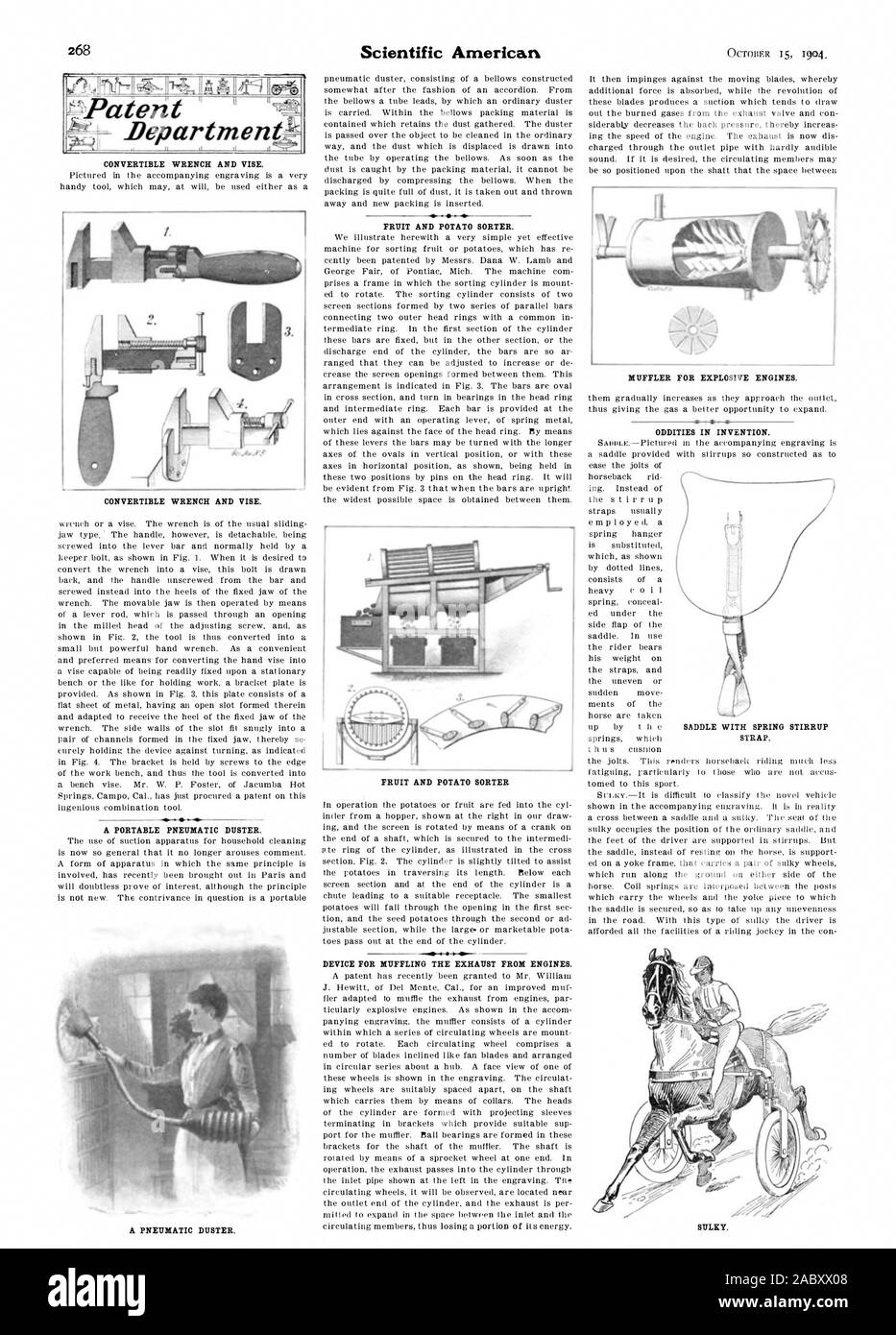 CONVERTIBLE WRENCH AND VISE. CONVERTIBLE WRENCH AND VISE. A PORTABLE ...