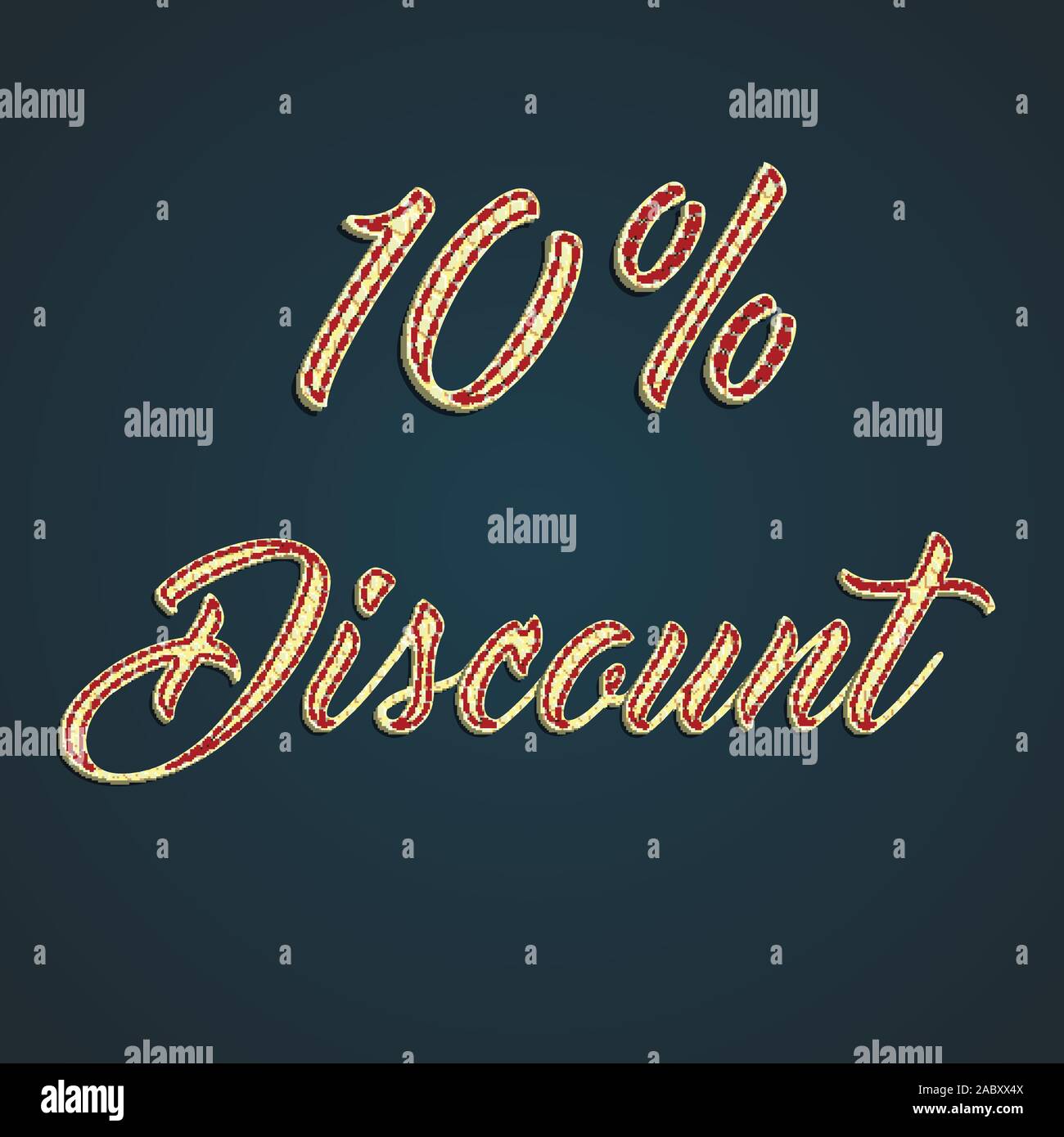 'Discount' leather sign, vector illustration Stock Vector Image & Art ...