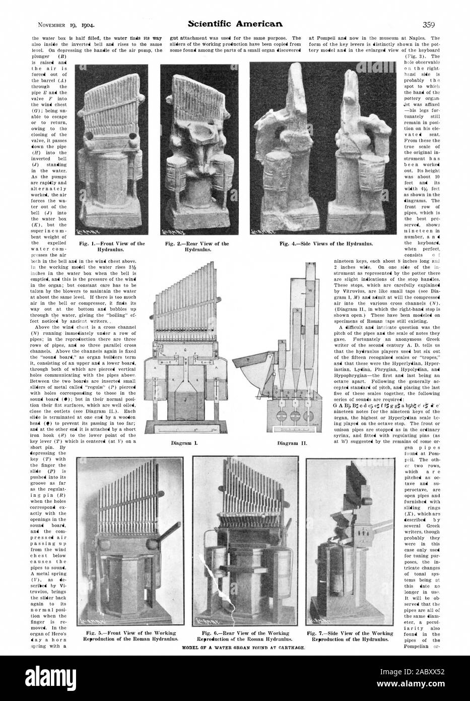 Roman hydraulus hi-res stock photography and images - Alamy