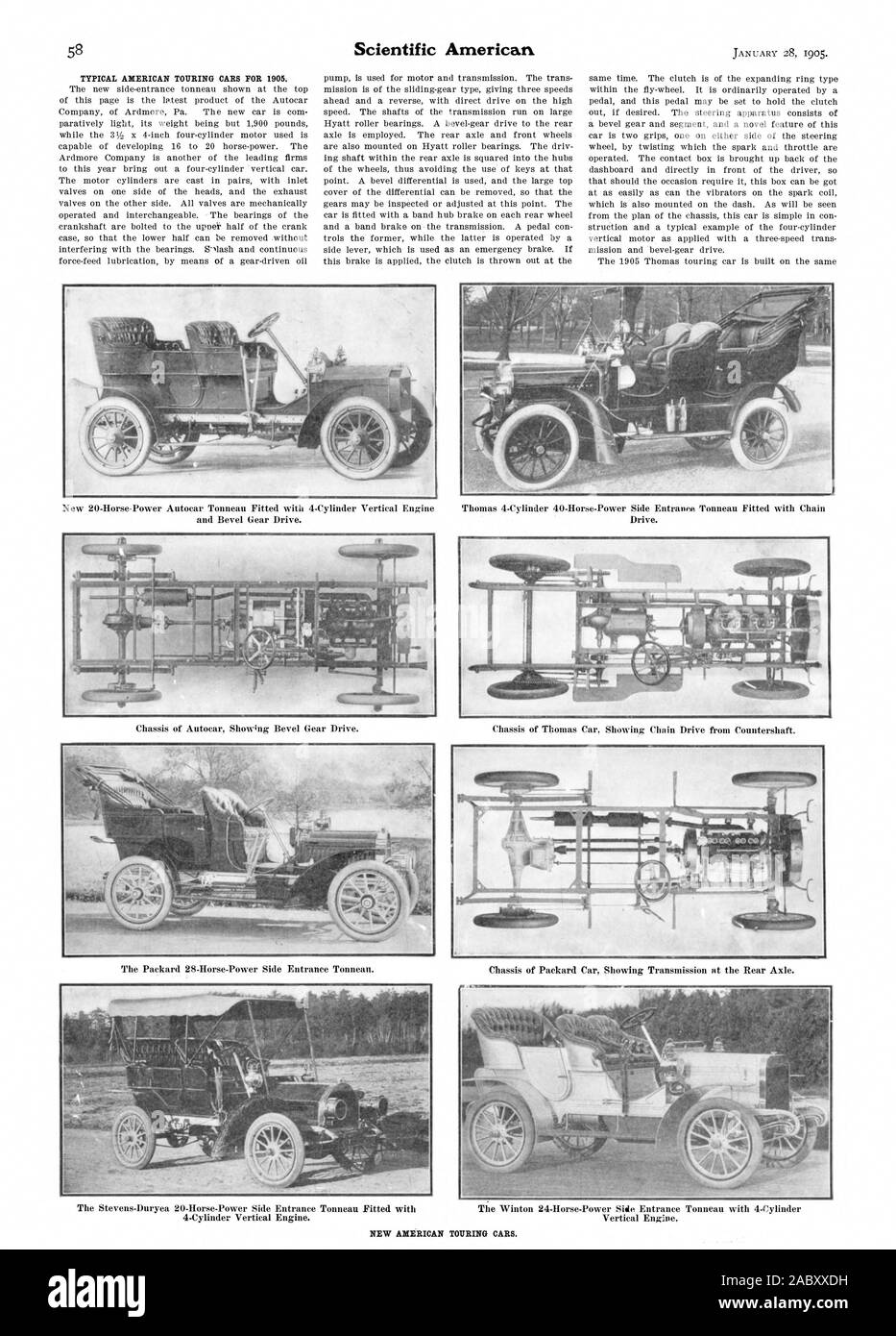 1905 cars Black and White Stock Photos & Images - Alamy