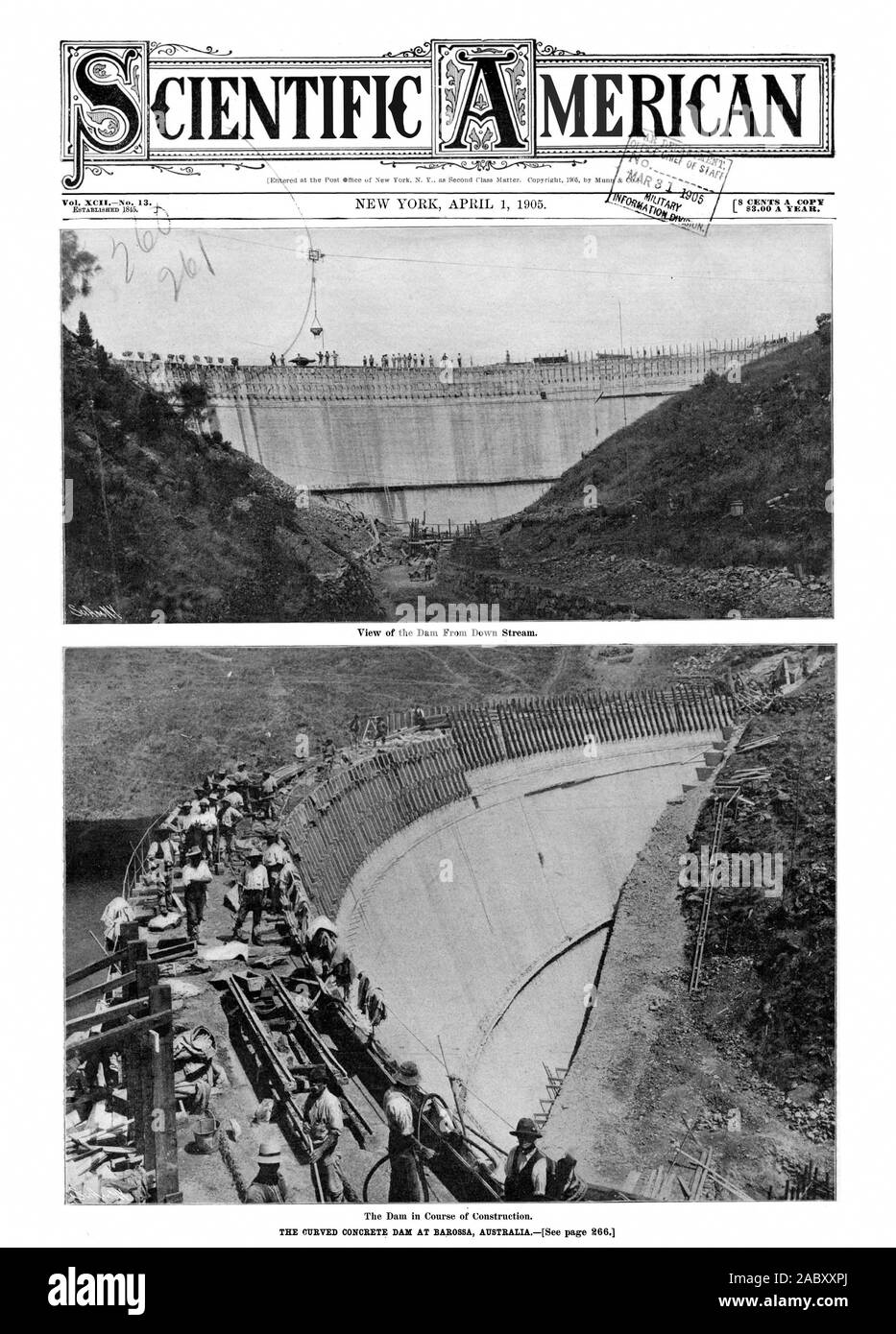 Curved concrete dam Cut Out Stock Images & Pictures - Alamy