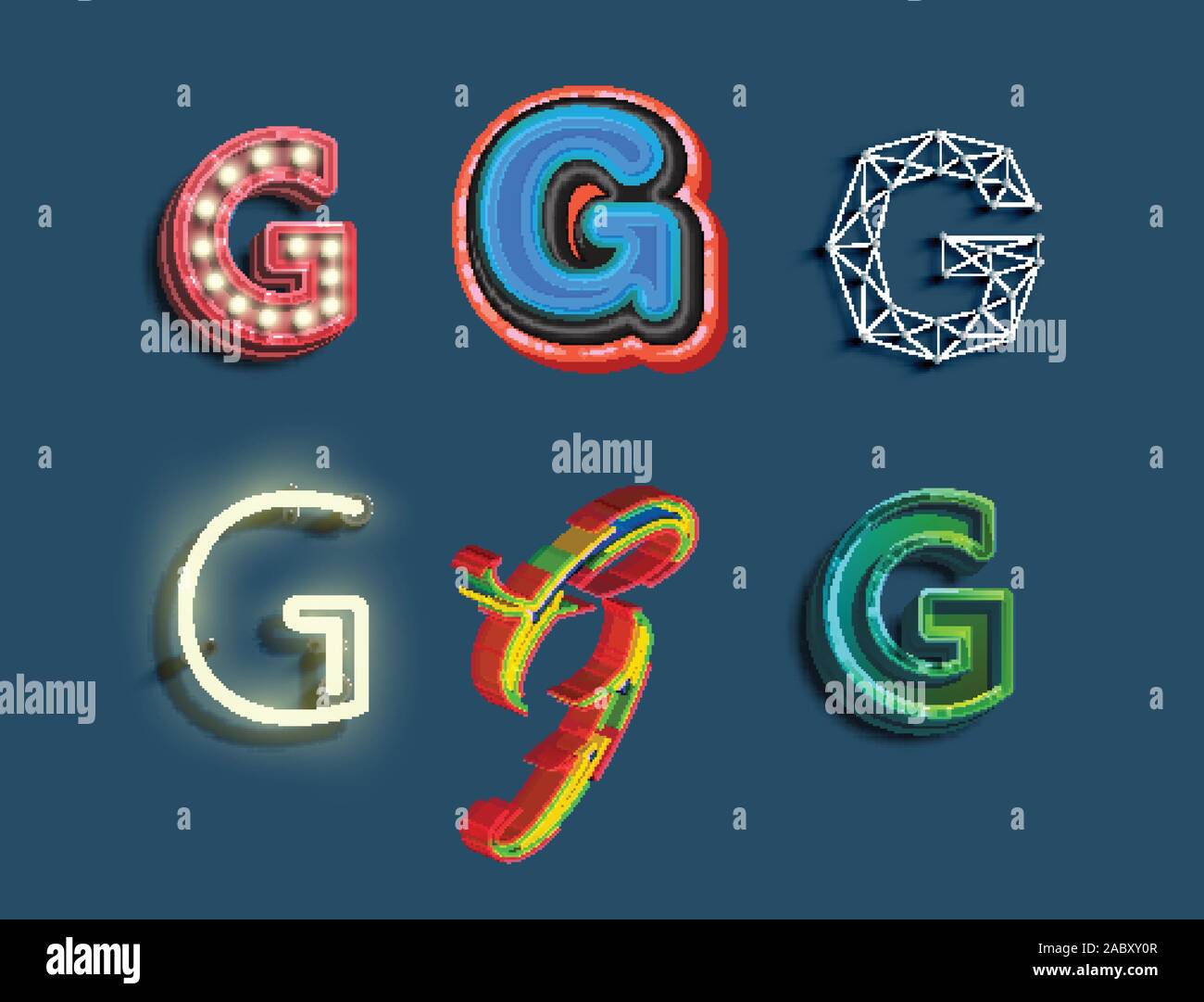 6 g Stock Vector Images - Alamy